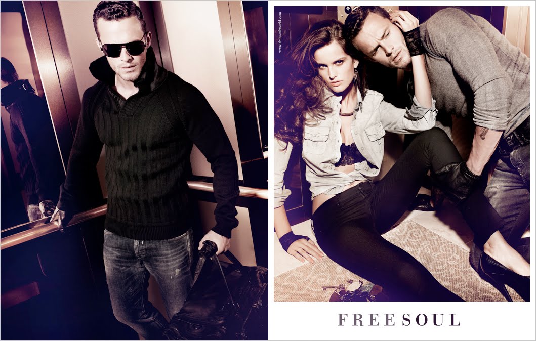 Nicholas Lemons & Izabel Goulart by Yu Tsai for Free Soul