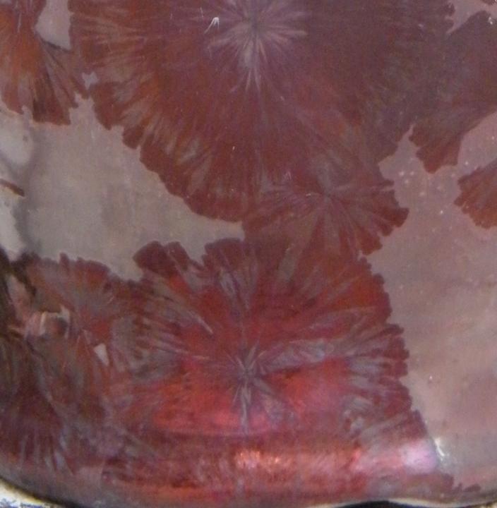 Wood fired crystalline reduction firing