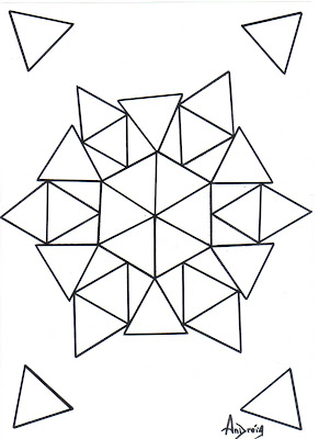 ARTE E LIBERDADE: Composição com Triangulos