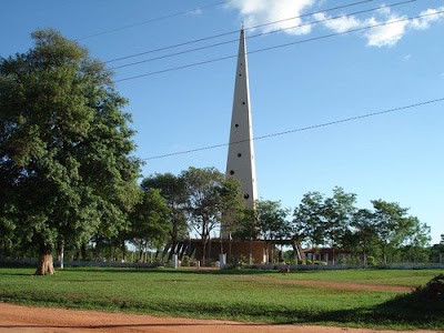 CONCEPCION DEL PARAGUAY: Monumento al Indio en la actualidad.