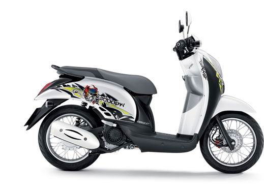 motor: MODIFIKASI HONDA SCOPY PUTIH