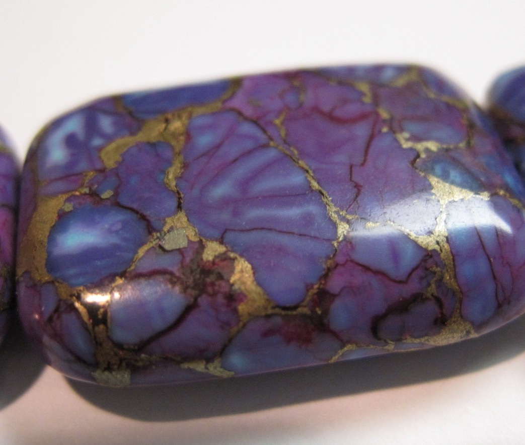 Bronze Infused Purple Turquoise