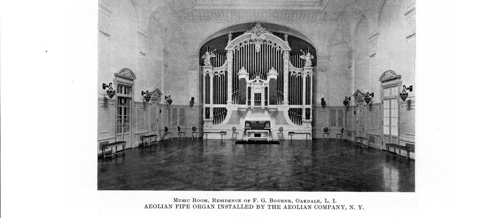 Old Long Island: The 2 Organs of 'Indian Neck Hall'