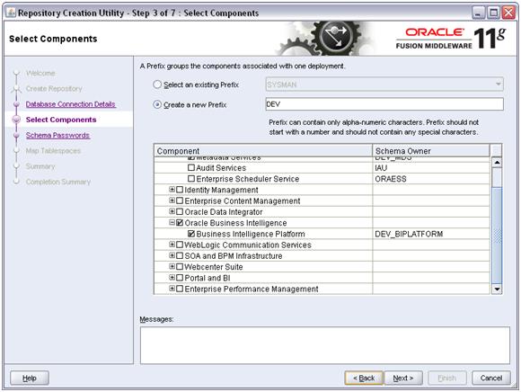 OBIEE Q&A: OBIEE 11g Installation- RCU OBIEE Q&A: OBIEE 11g Installation- RCU