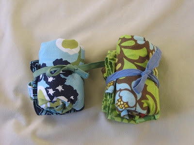 Needle and Spatula: Roll-up Shopping Bag Sewing Tutorial