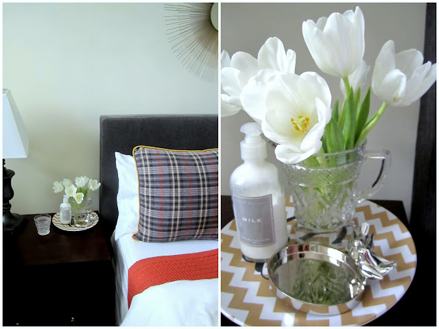deliciously organized: fall elements in the bedroom & la plates
