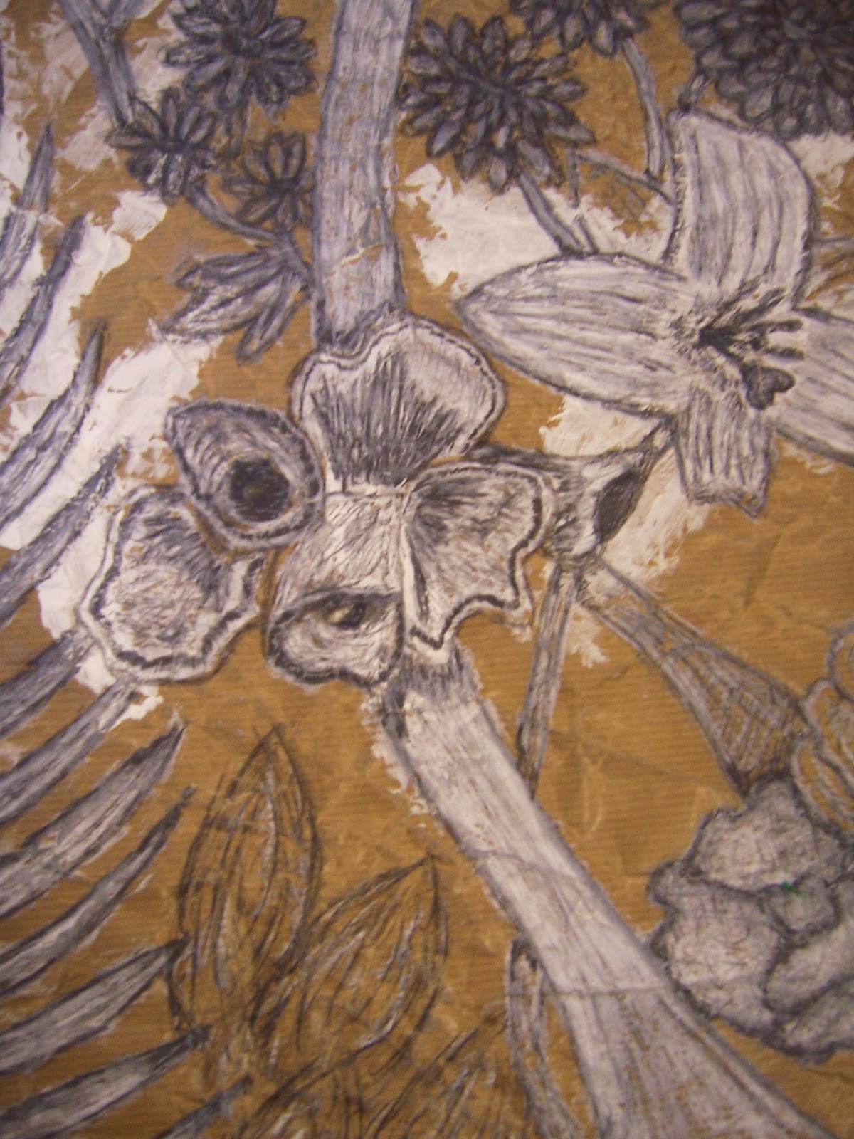 Digital Portfolio: Observational Drawings from Flowers.