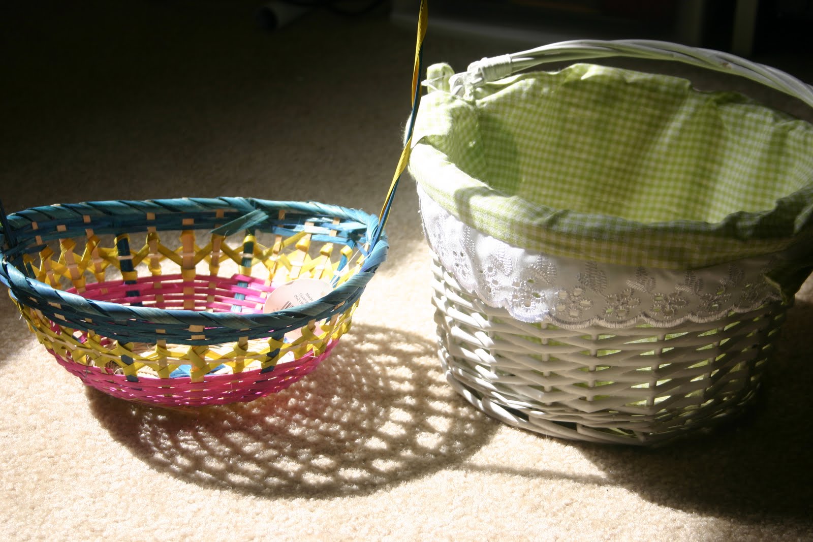 MLE LN: Fabric Covers for Your Easter Baskets