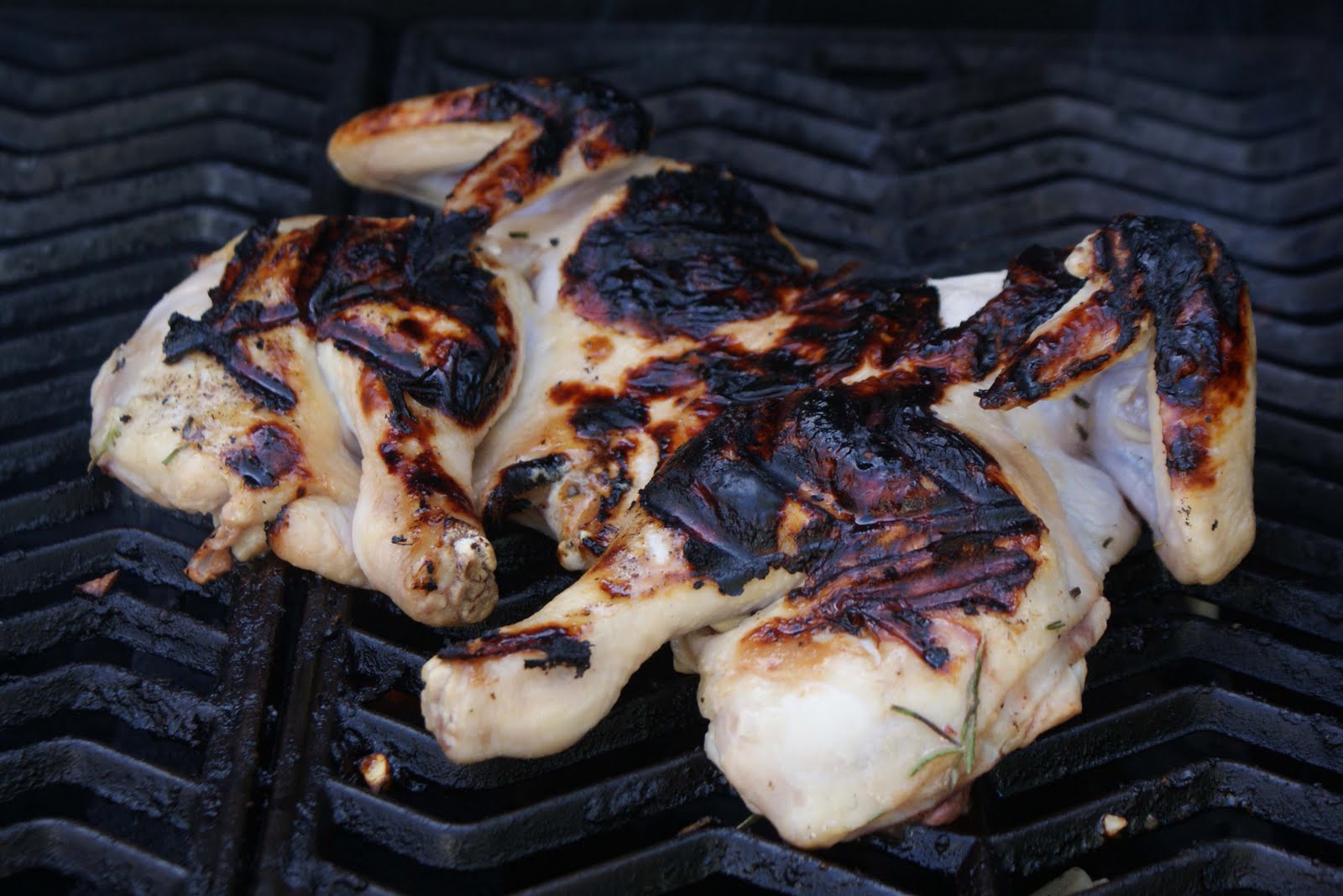 Chicken Under a Skillet - Dinner With Julie