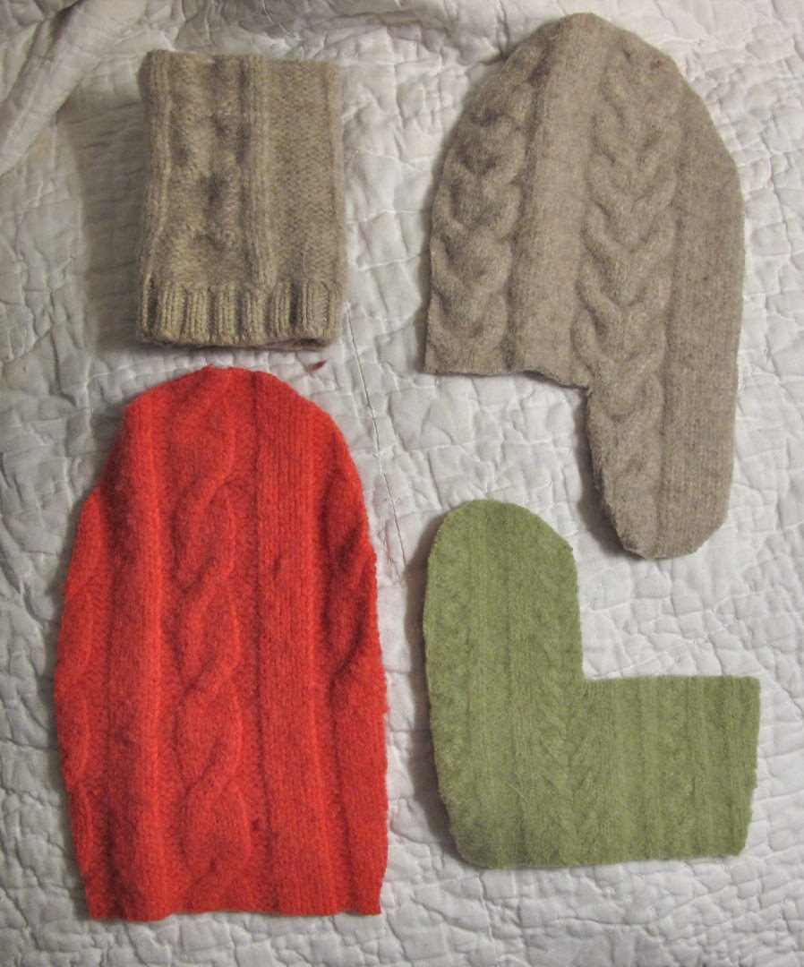 Resweater: Tutorial Tuesday - Recycled Wool Mittens & Mitten Doublers