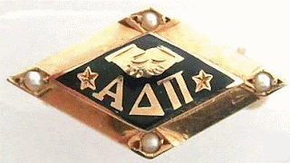 NPC Sorority Badges: 1949 Alpha Delta Pi