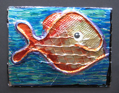 Foil Fish • TeachKidsArt
