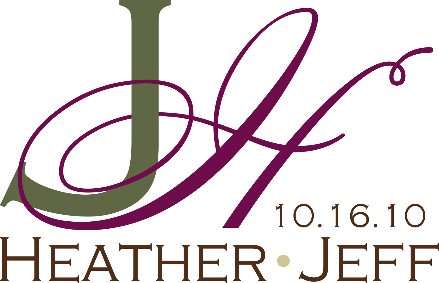 Signatures by Sarah: Wedding Monograms for Heather
