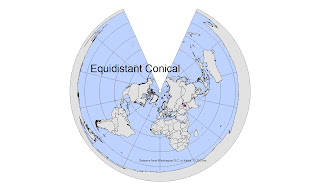 My Backyard: Equidistant Map Projections