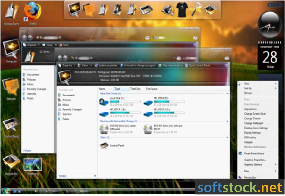 SoftStockNet: Windows Royal Home Premium 2009 SP1