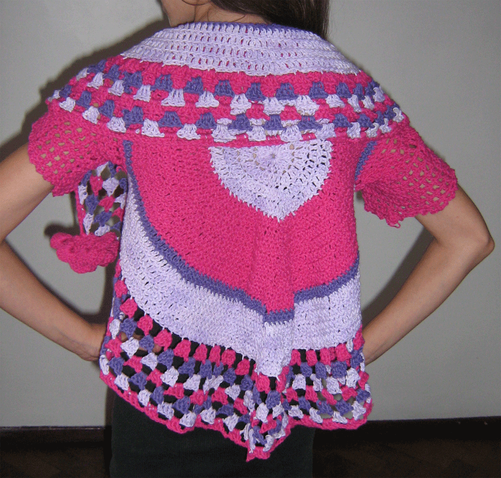 Aprendiendo a tejer: CROCHET - Saco Redondo Aprendiendo a tejer: CROCHET - Saco Redondo