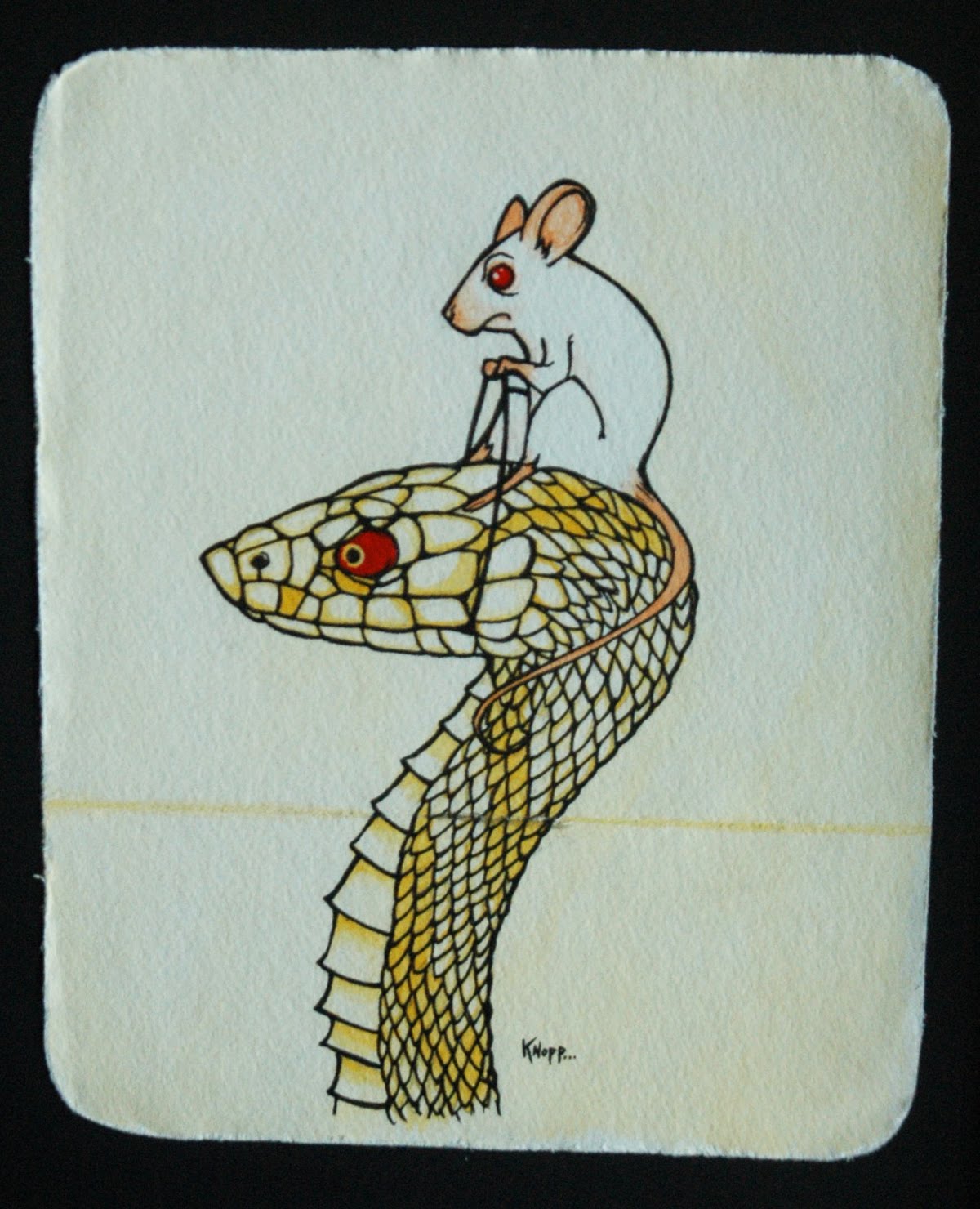 The Art of Kelly Knopp: Mouse Snake 2