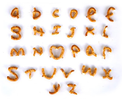 Busy Bodies Blog: Pretzel Alphabet