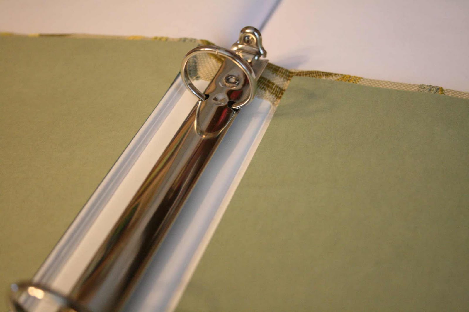 The Creative Place: DIY Tuesday :: Fabric Covered Binder