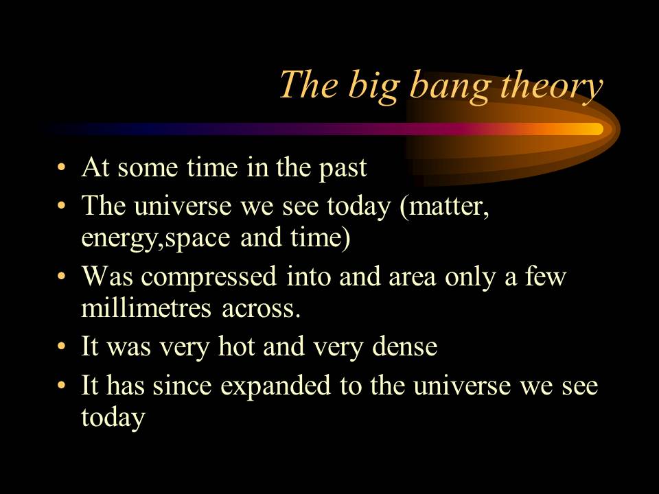 GCSE Physics: y10 Space lesson 10 Big Bang Theory