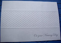 ikki's cuttlebug cupboard: Ideas for using Border Embossing Folders and ...