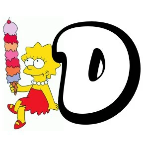 Alfabeto de Lisa Simpson. - Oh my Alfabetos!