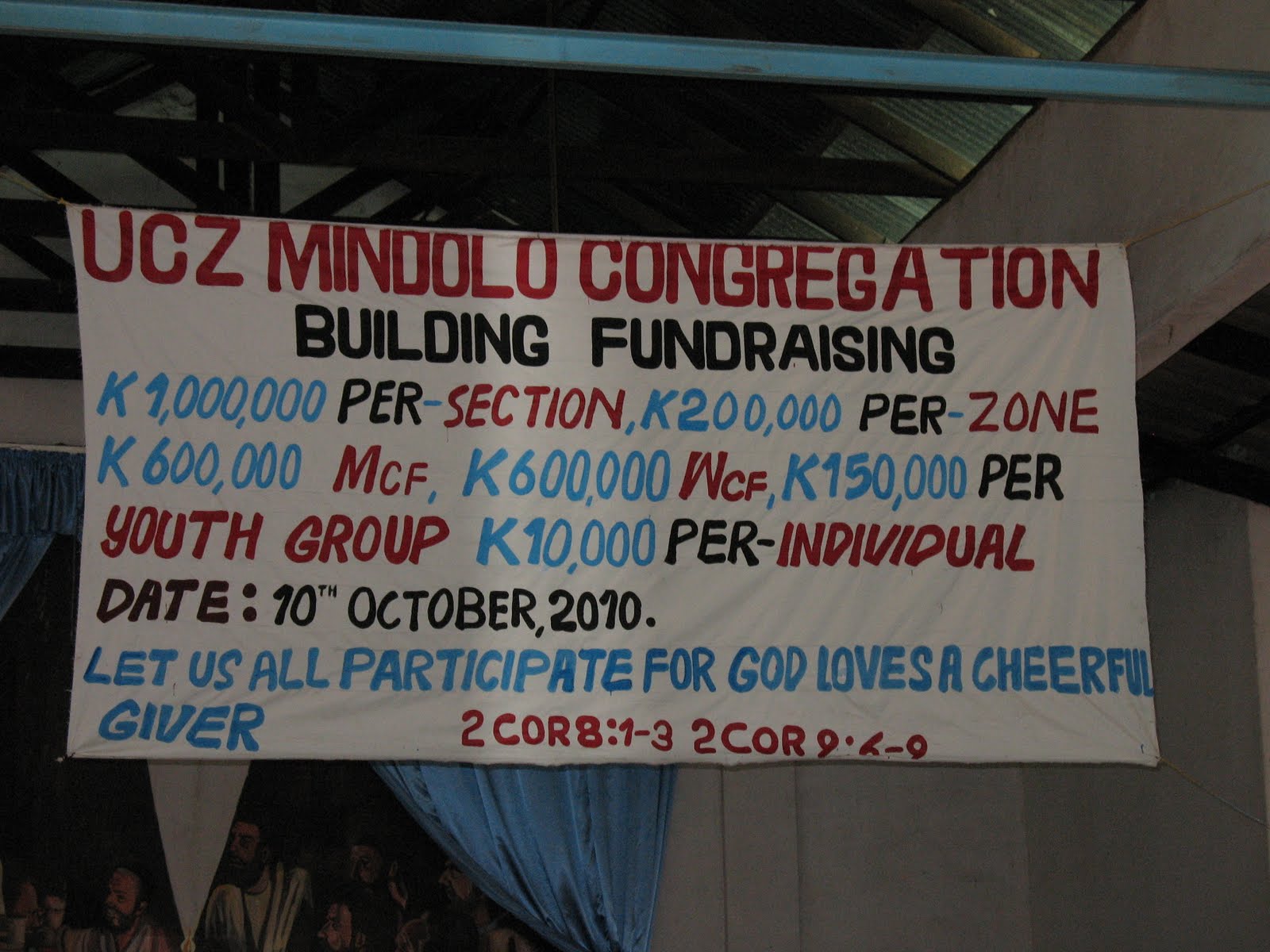 Deb's Zambian Adventure: United Church of Zambia Mindolo Congregation