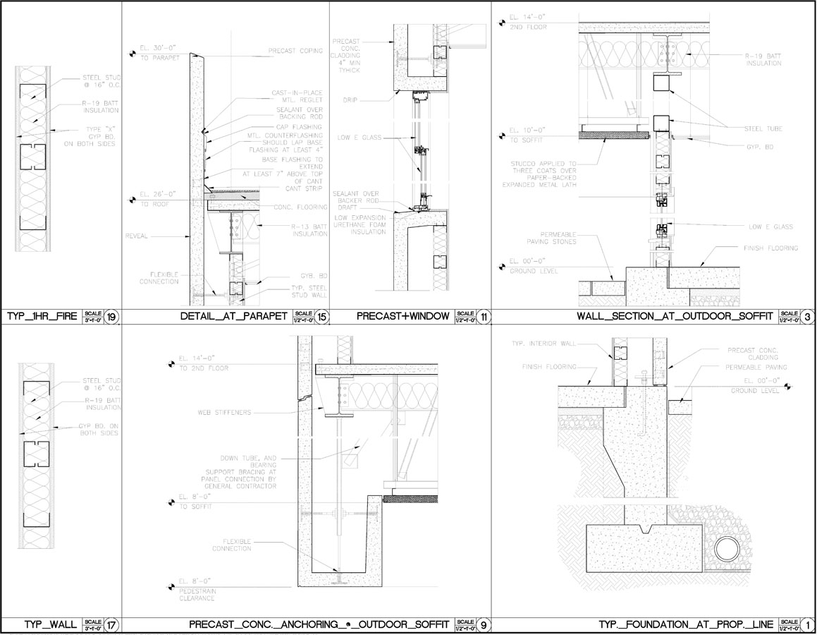 Coco Knots: Construction Documents - Restaurant & Office