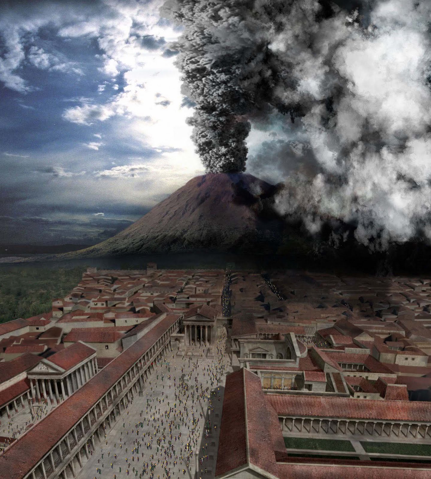 Próxima parada... La Bella Italia!: LA ERUPCIÓN DEL VESUBIO ...