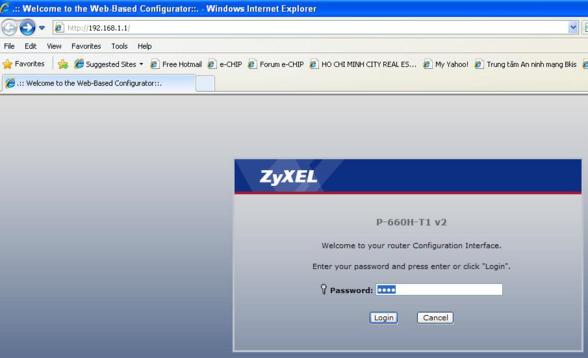 Kiếm tiền online: Hướng dẫn Reset Modem Zyxel
