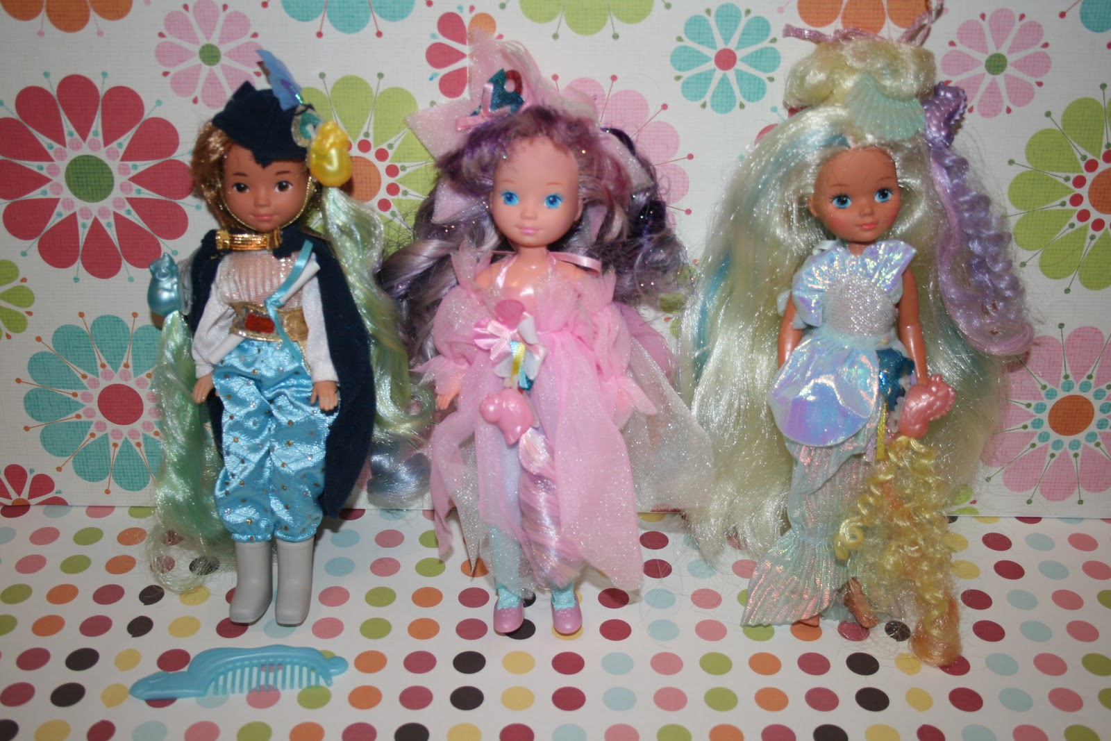 The 80's Toy Ark: Three Lady Lovely Locks Goodies
