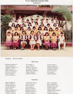 A Journey to Life....: Torres High School Batch '82