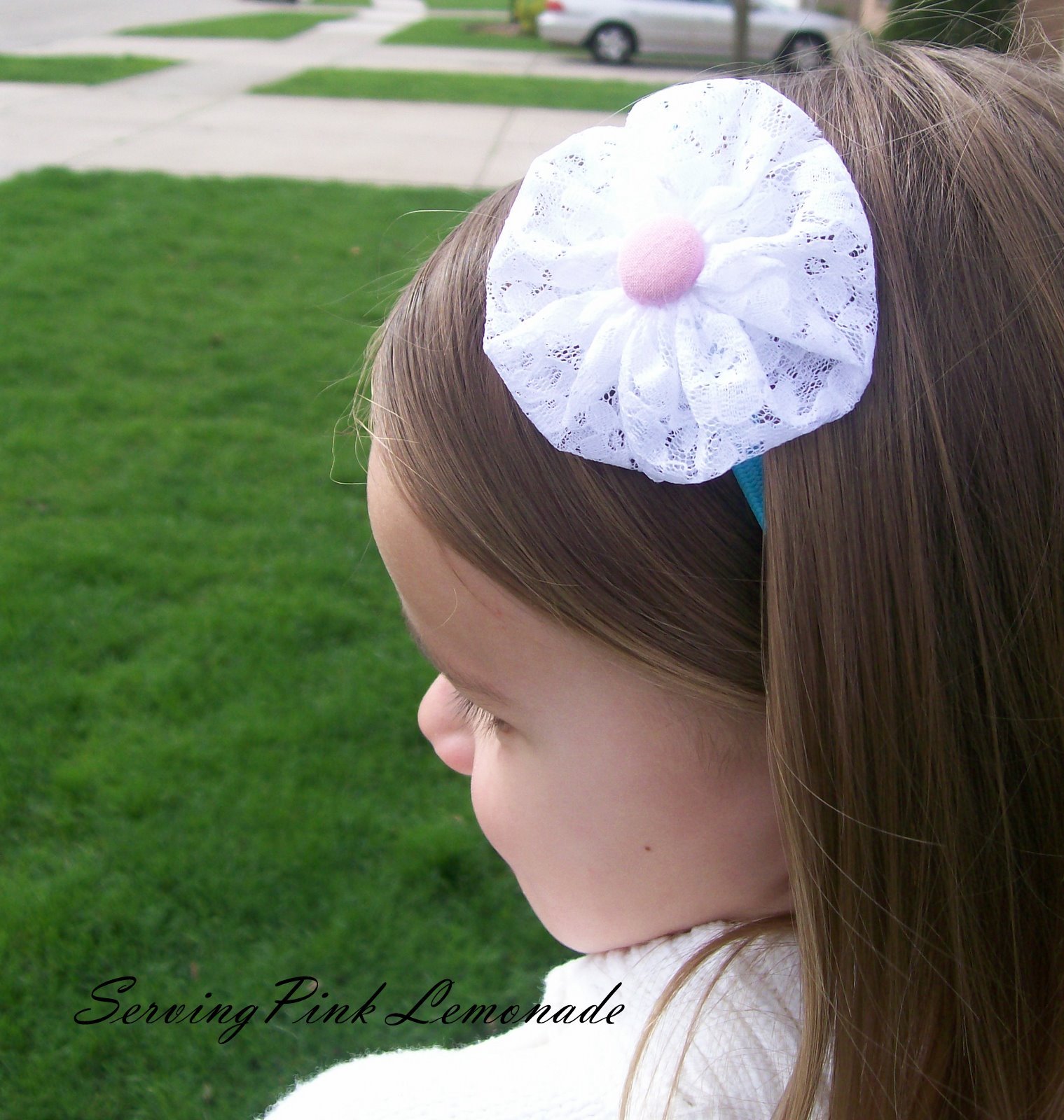 Serving Pink Lemonade: Spring Headband