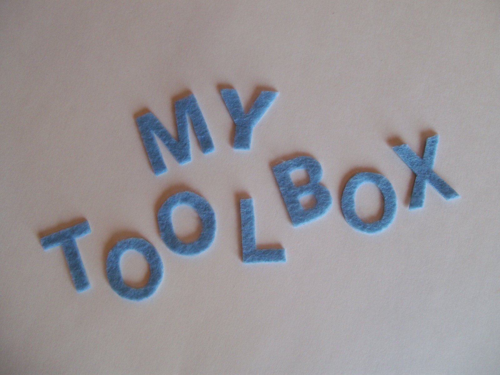 Serving Pink Lemonade: Felt Toolbox
