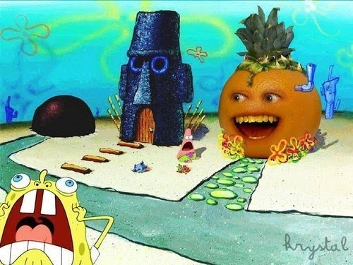 weird strange & freaky: spongebob and annoying orange
