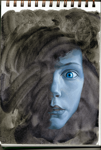 Drawing in the Dark: Painting of Fear