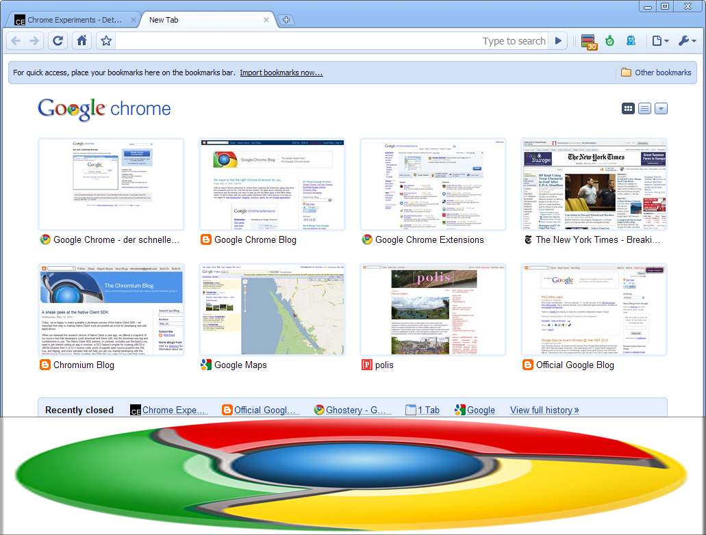 SOFTWARES... & Computer Tricks: Google Chrome 9.0.576.0 Beta