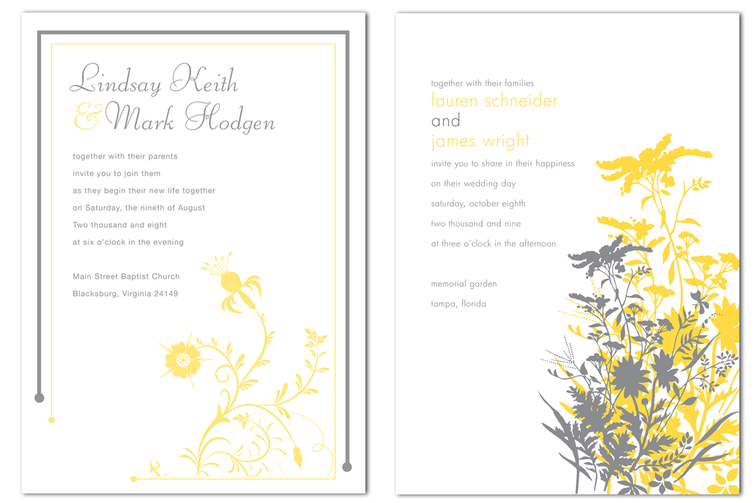 Inside Look: Wedding Invitations – Ashlee Proffitt