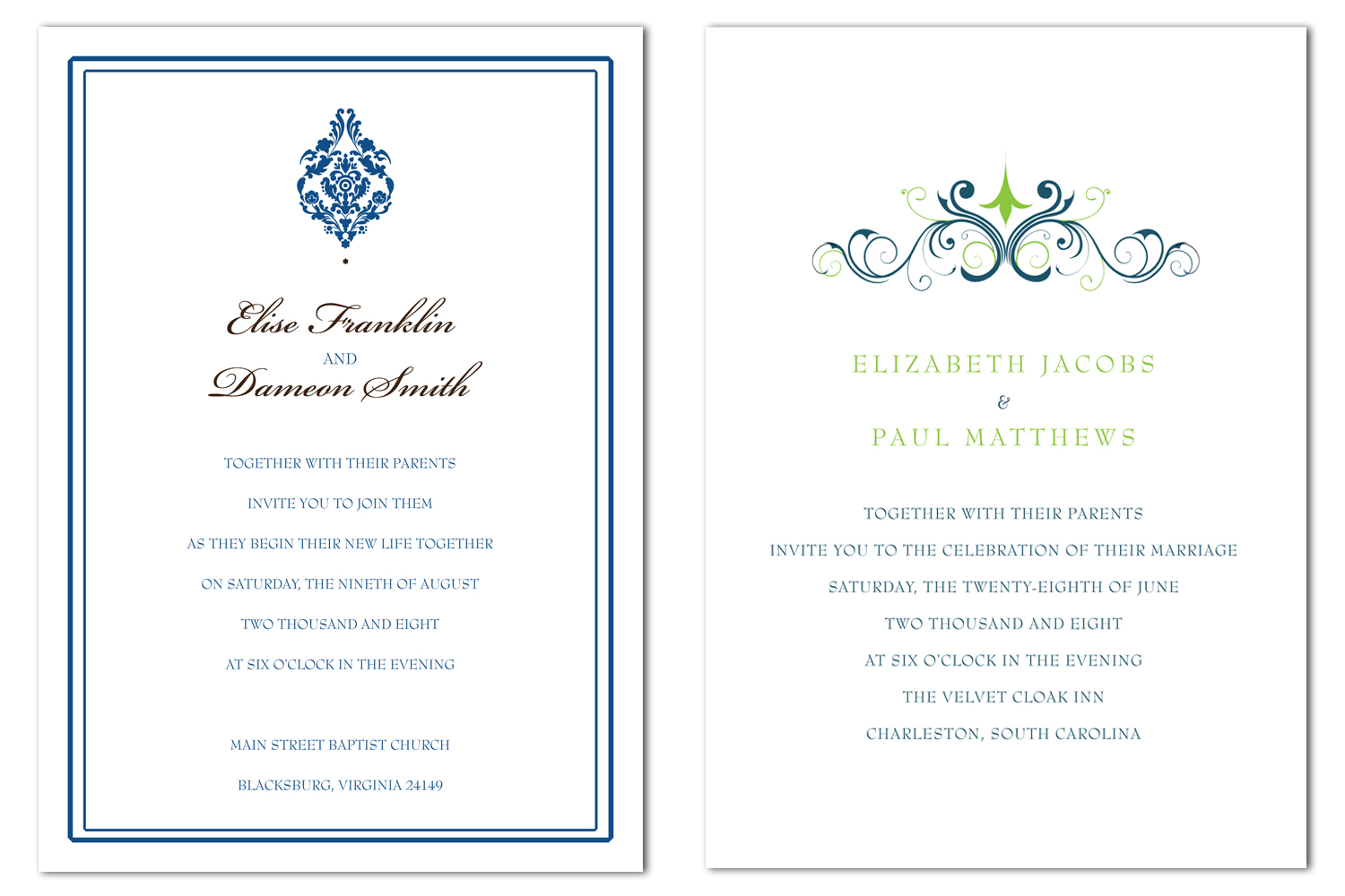 Inside Look: Wedding Invitations – Ashlee Proffitt