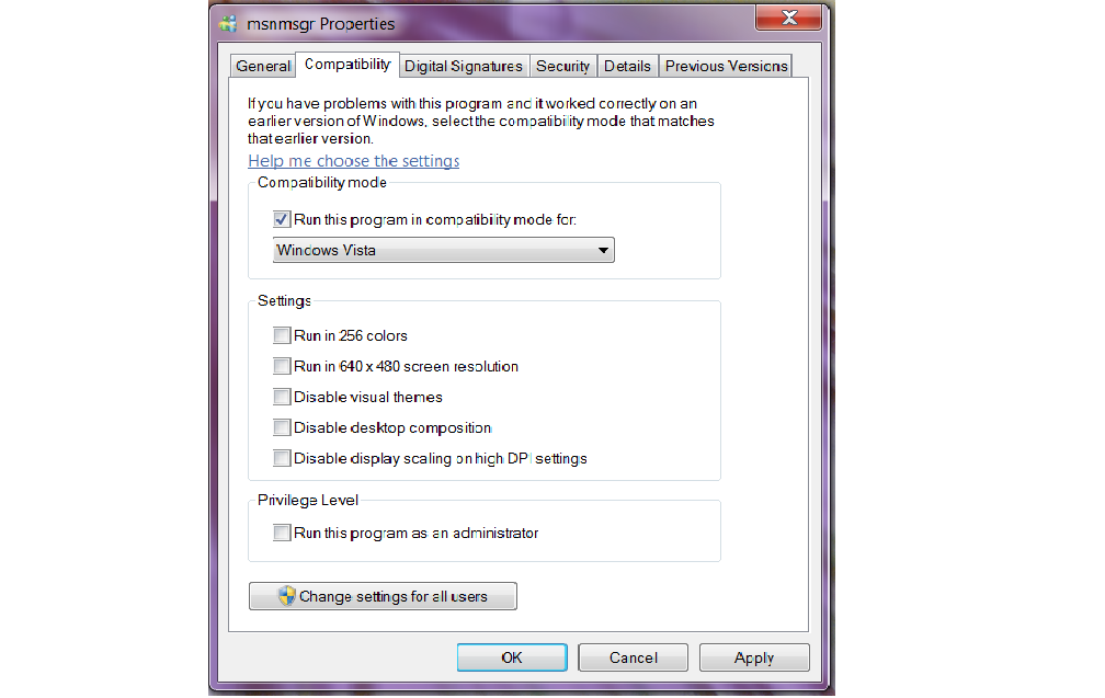 Ημερολόγιο μάθησης Γ.Χ: Windows 7 MSN Messenger