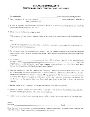 Estate Planning in California: Small Estate Affidavit