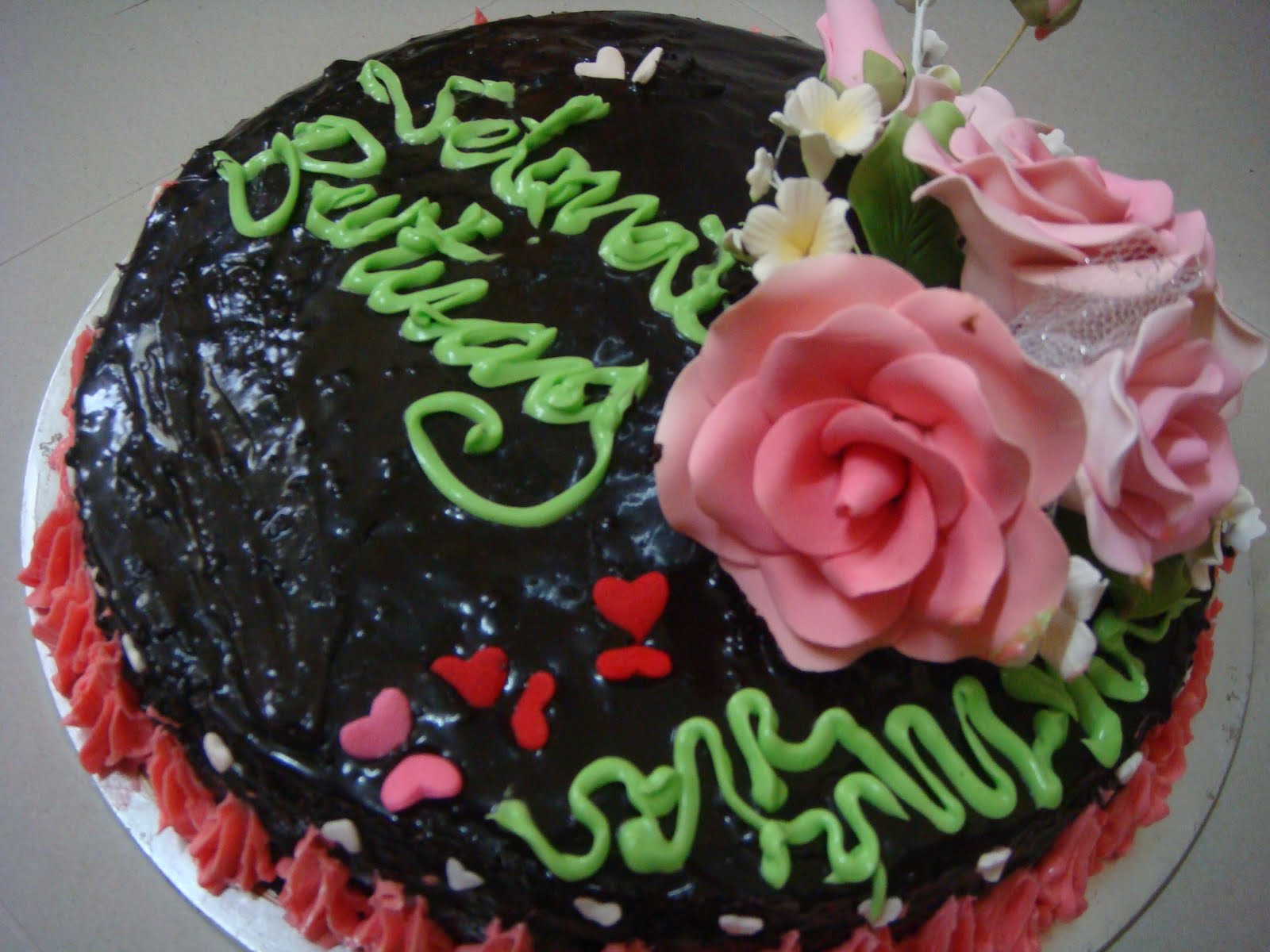 CooKiNG wITh LoVe...: kek tunang (engagement cake)..:)