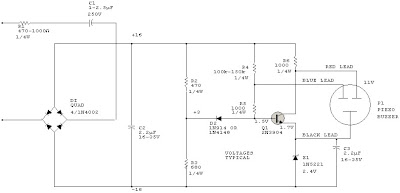 Telephone Ringer Uses Piezoelectric Device ~ Circuitos de Electronica