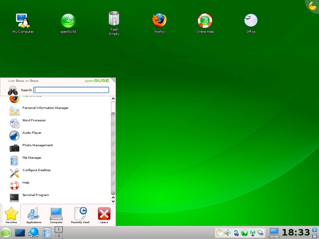 Open Source Operating System - OpenSUSE Linux