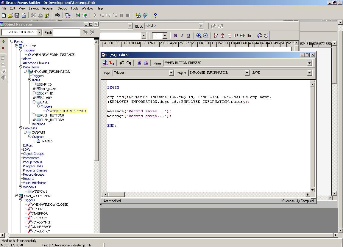 Oracle Procedures by examples