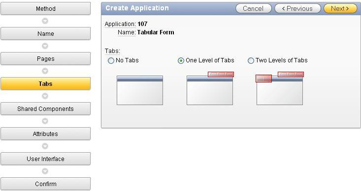 Create Tabular Form in Oracle Apex 4.0