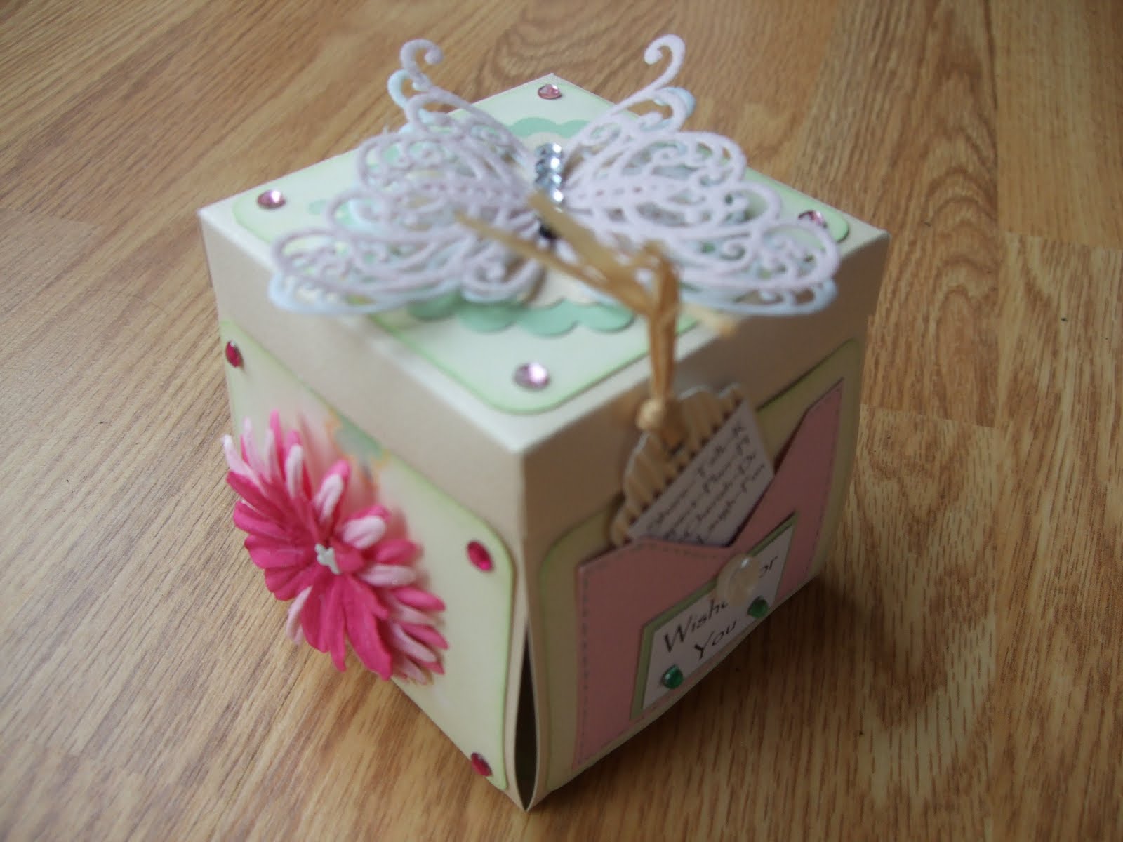 Sticky Bits of Paper: Exploding box card