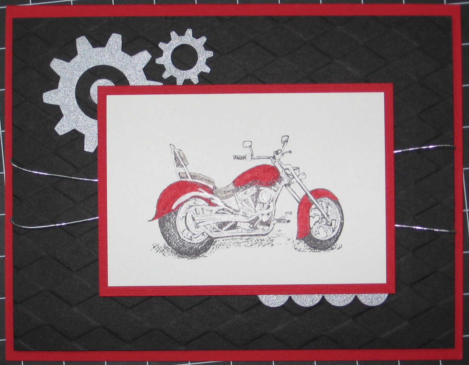 Heidi Stamps: Motoring with Stampin' Up's motorcycle