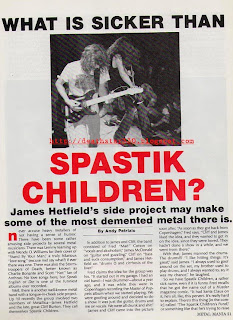 None But My Own: Old Metal Mag Moment-Spastik Children