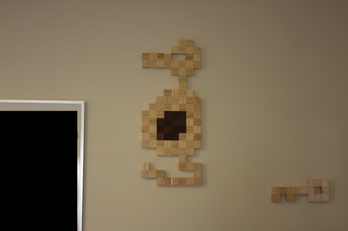DAMN CRAZY PIX: 8-bit Wooden Decor